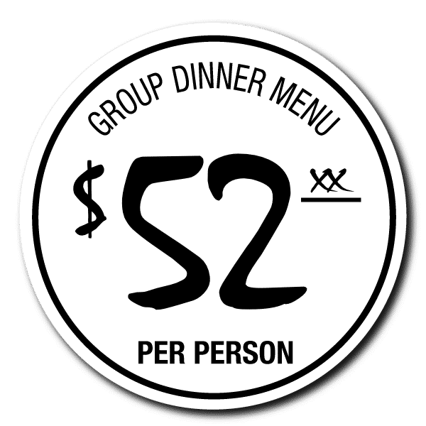 Gnosh Dining + Cocktails | Group Dinner Menu Pricing
