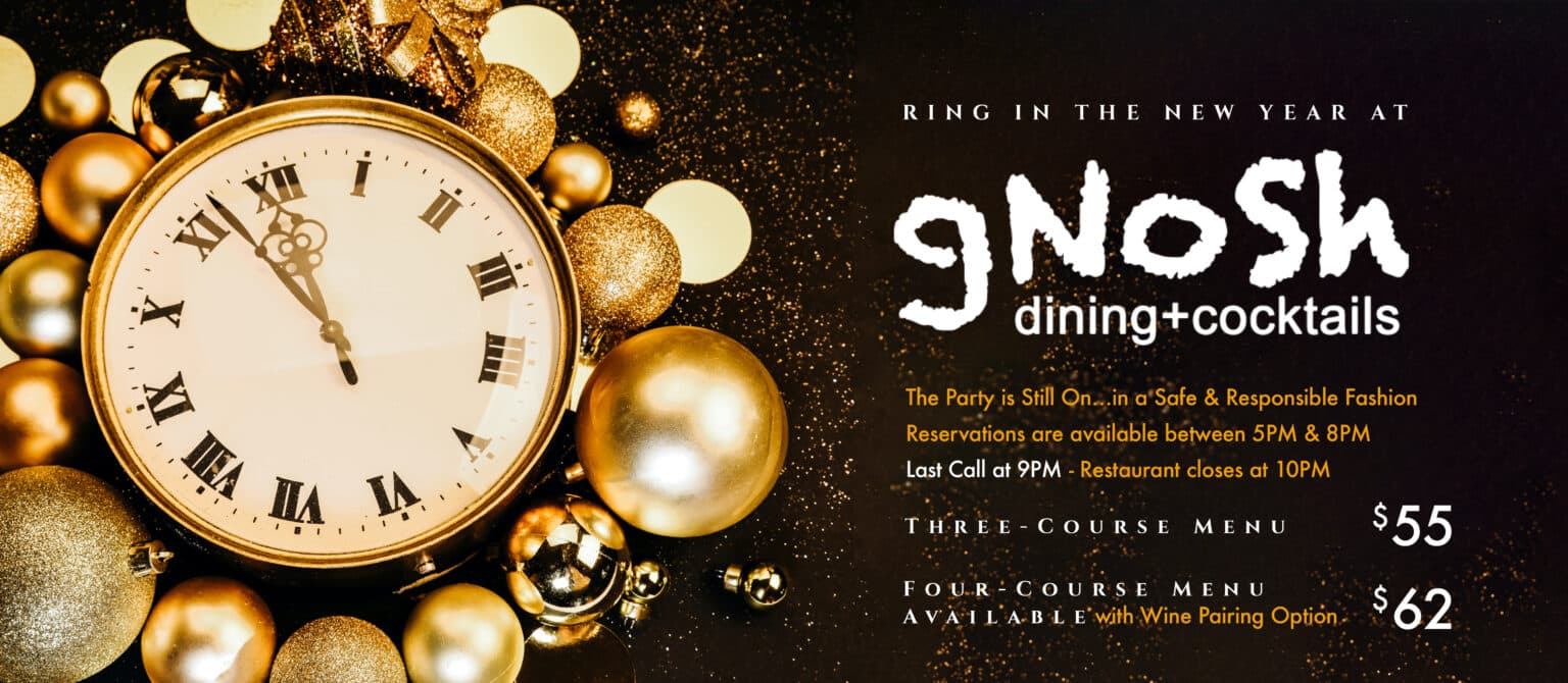 Gnosh Dining + Cocktails | New Years 2021 At Gnosh Dining in London